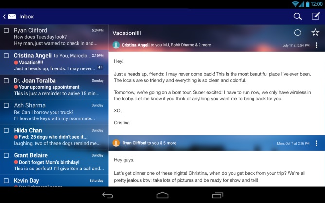 Yahoo Mail For Android Gets Flight Notifications Package Tracking And More