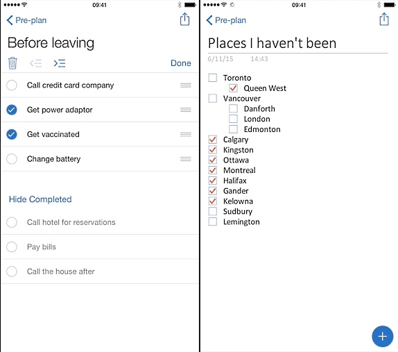 Microsoft OneNote For IPhone IPad Updated With New Checklist Option
