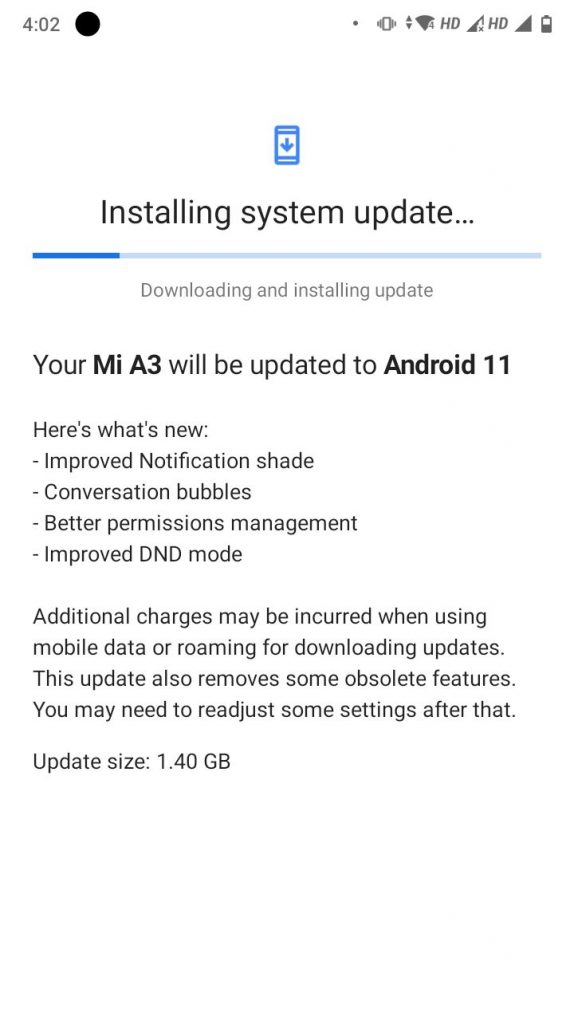 Xiaomi Mi A3 Android 11 Update Resumes Affected Users Get Free Service