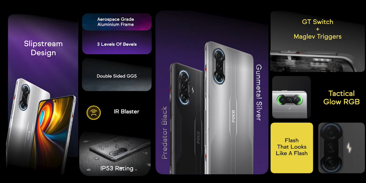 POCO F3 GT design | Fone Arena