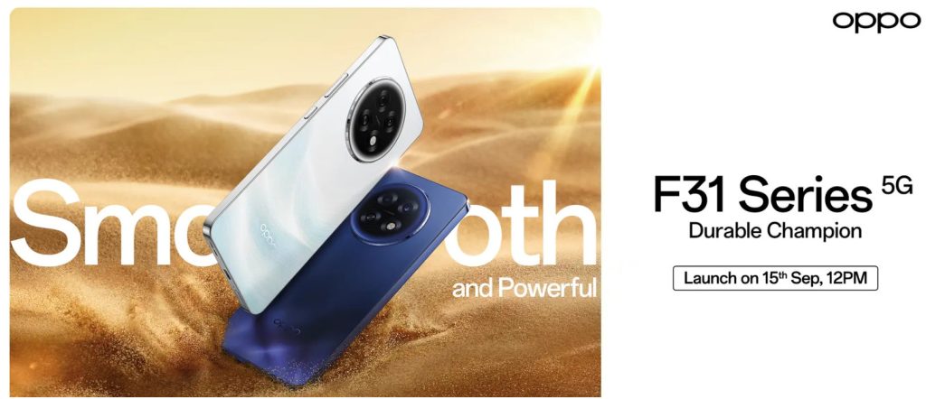 OPPO F31, F31 Pro and F31 Pro+ 5G features revealed ahead of India launch on September 15
