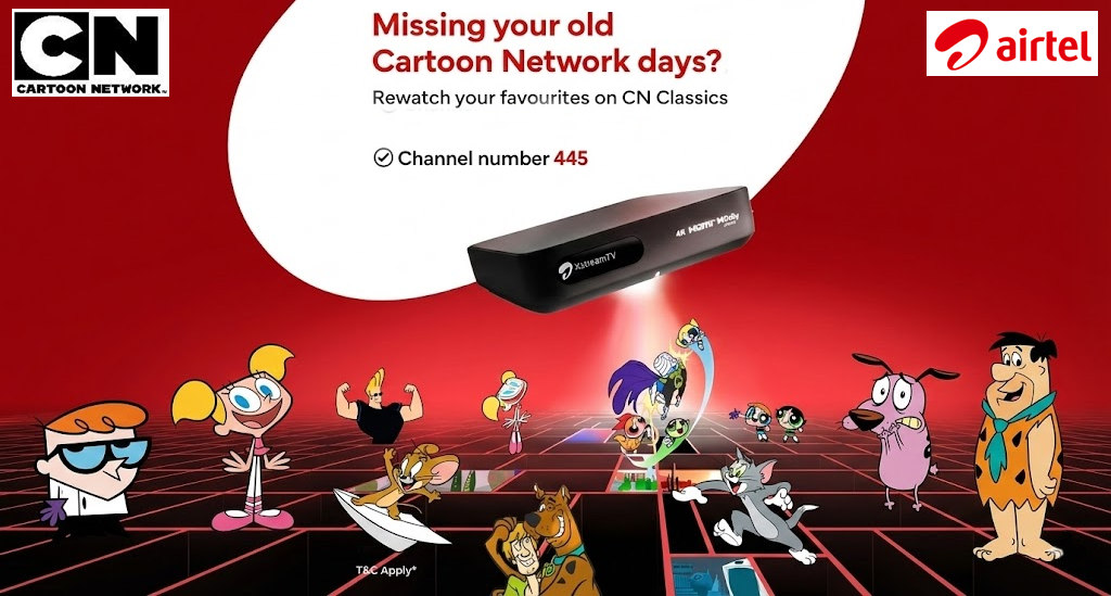 Airtel Cartoon Network Classics launched on Digital TV