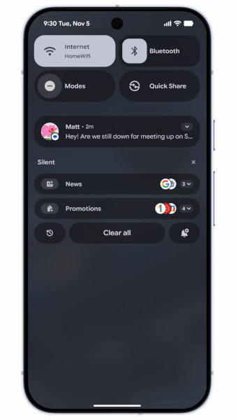 Android 16 December update brings new parental controls, expanded dark theme, expressive ...