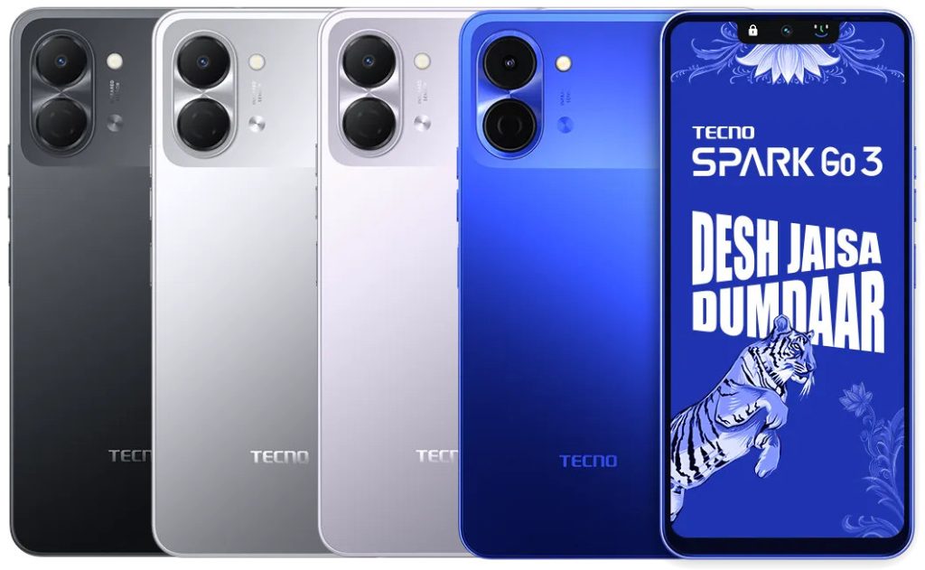 TECNO Spark Go 3 launched in India for Rs. 8999
