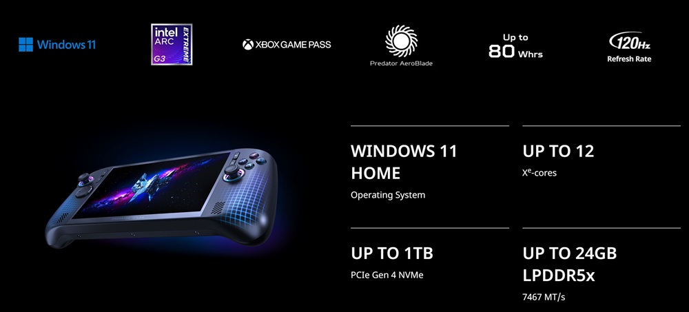 Acer Predator Atlas 8 gaming handheld announced