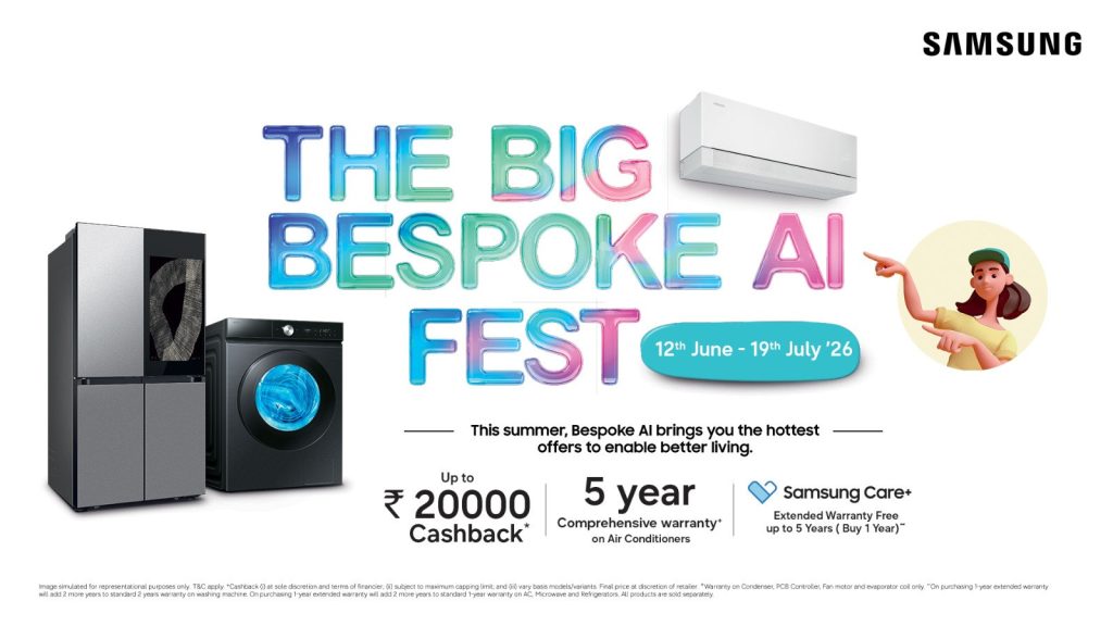 Samsung Big Bespoke AI Fest Sale: Up to Rs. 20000 cashback on Bespoke ...