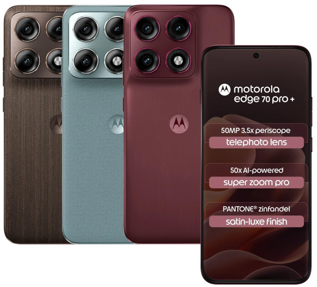 motorola edge 70 Pro+ with 6.8″ 1.5K 144Hz AMOLED display, Dimensity ...